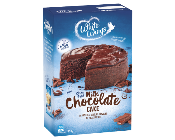 White Wings Cake Mix Milk Chocolate 530 g White Wings